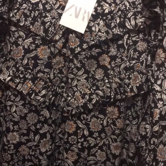 Zara | Dresses | Zara Stunning Flower Dress | Poshmark